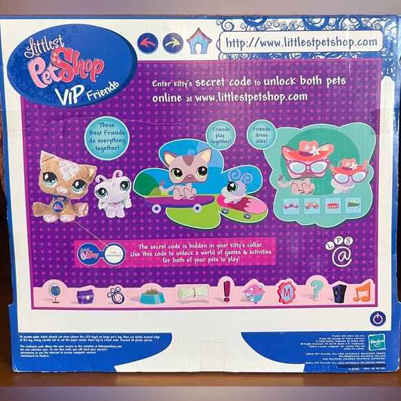 Littlest Pet Shop | Toys | Littlest Lps Vip Friends Cat And Butterfly ...